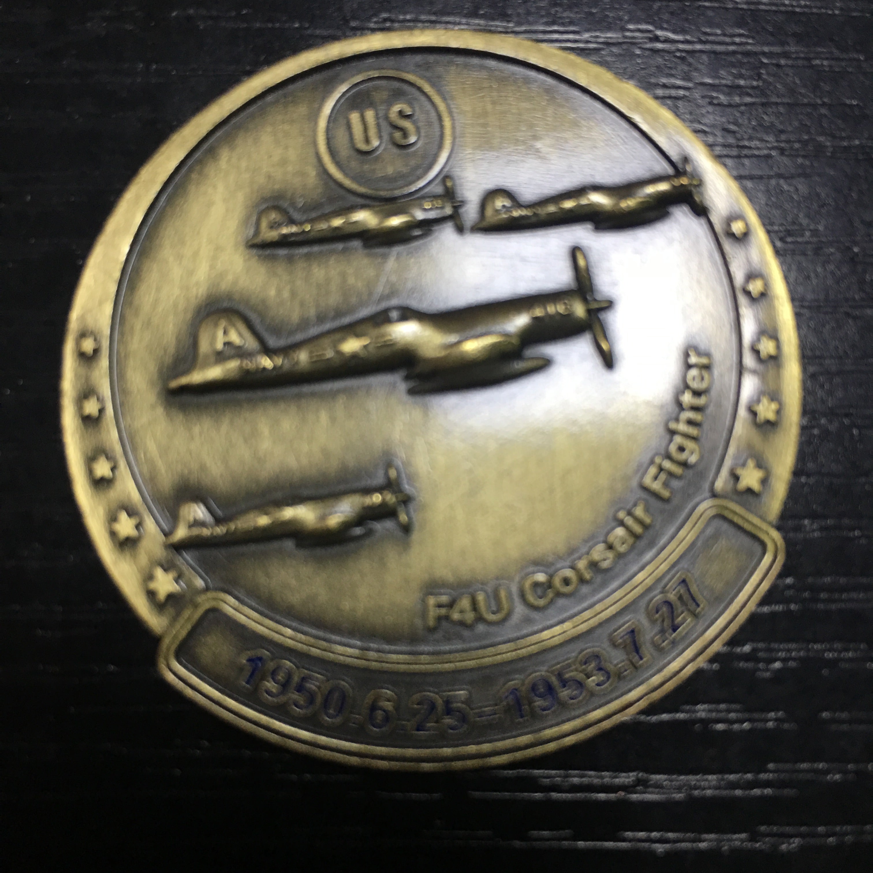 The Forgotten War challenge coin, for North Korea and South Korea, Peo ...