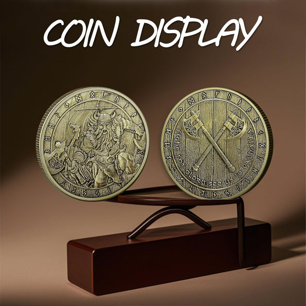 Lucky Viking Warrior Norse Mythology Viking Valhalla Coin – Atsknskgift.com