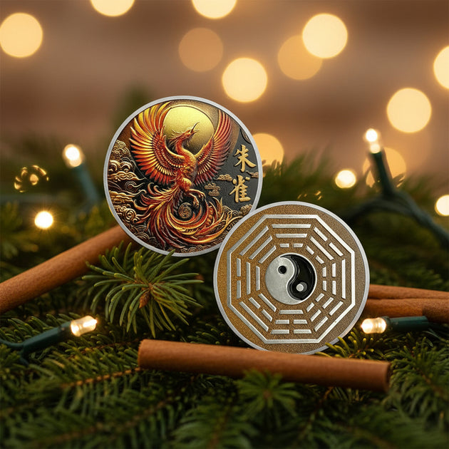The Four Mythical Beasts of China Vermilion Bird Challenge Coin ...