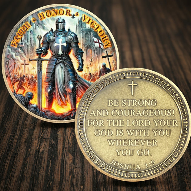 Knights Templar Challenge Coin – Atsknskgift.com