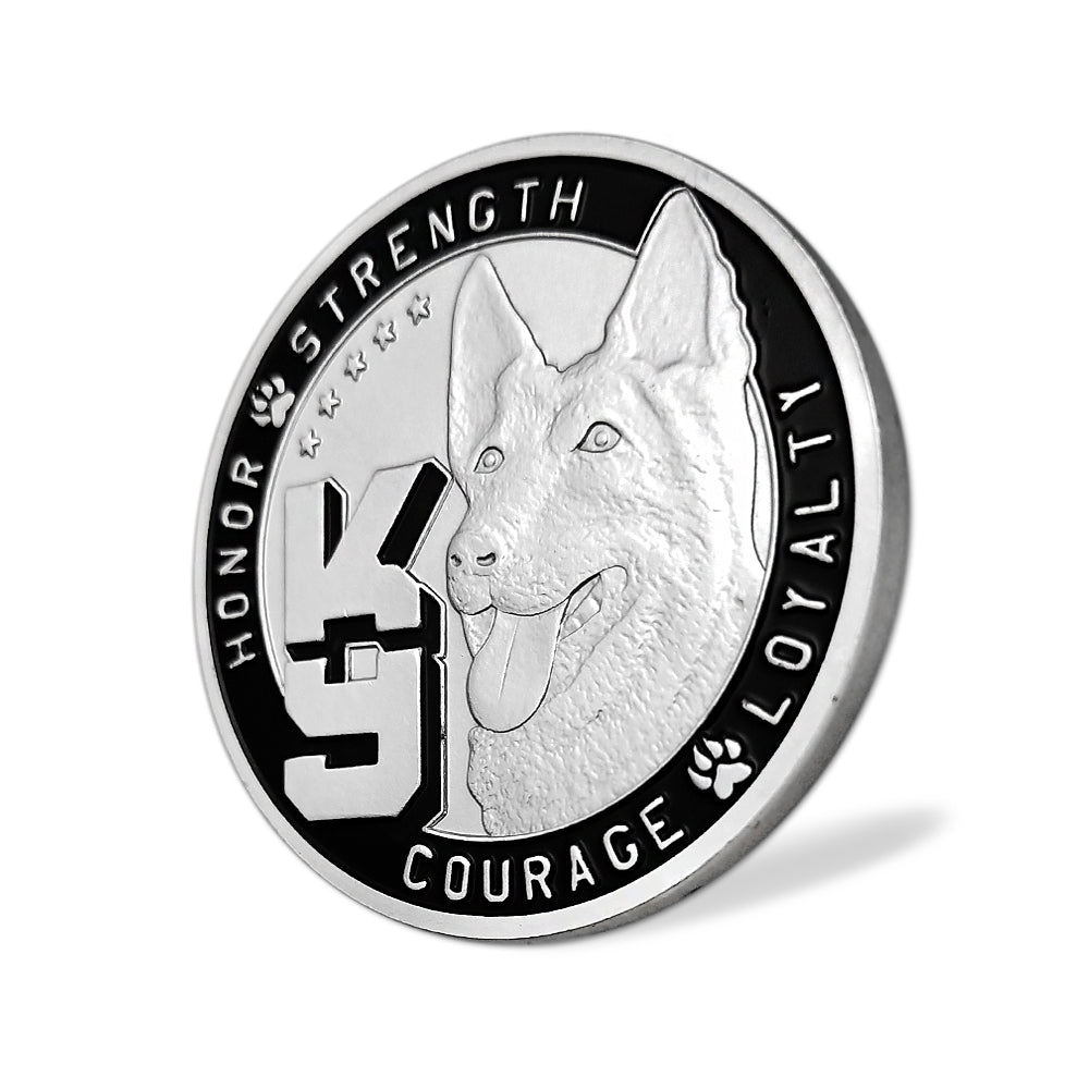 K9 Police Dog Law Enforcement Challenge Coin – Atsknskgift.com